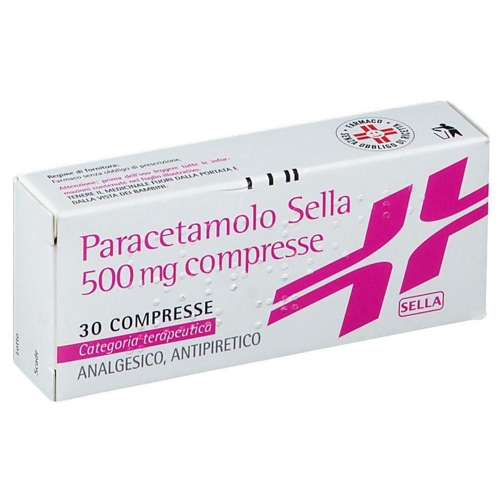 PARACETAMOLO (SELLA) 30 compresse 500 mg | 1000Farmacie