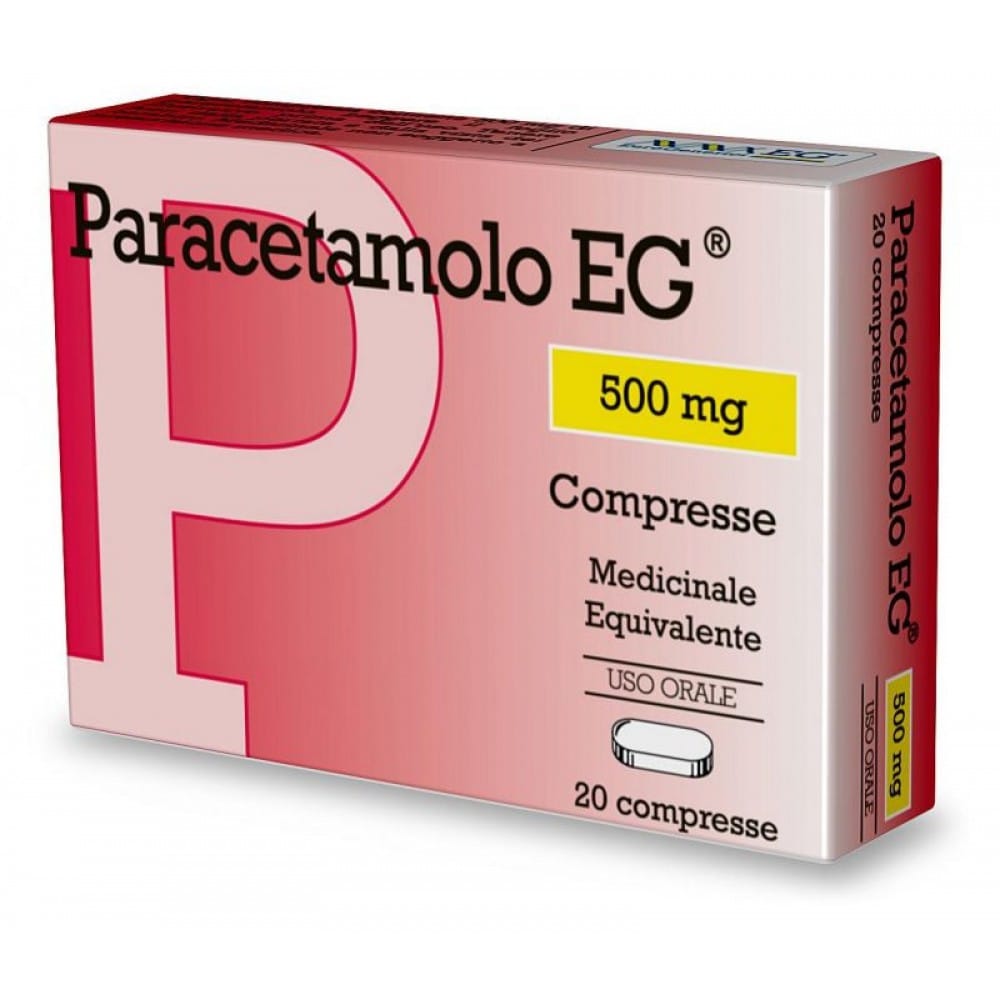 PARACETAMOLO (EG) 20 compresse 500 mg | 1000Farmacie