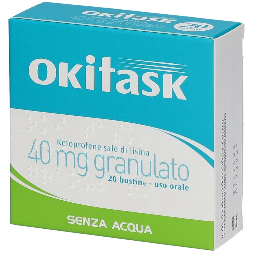 OKITASK granulato orale 20 bustine 40 mg | 1000Farmacie
