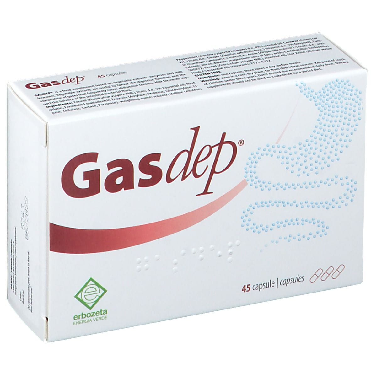 Gasdep: Integratore per la Digestione e Gas Intestinali | 1000Farmacie