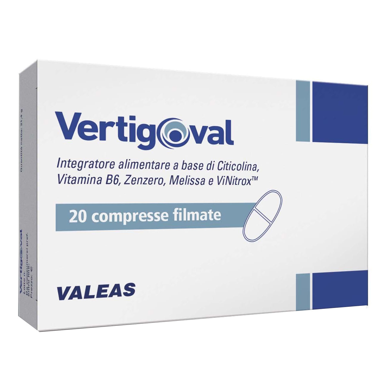VERTIGOVAL 20 COMPRESSE | 1000Farmacie