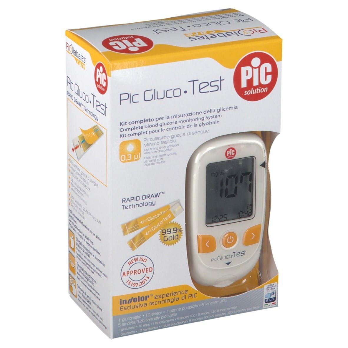 Pic GlucoTest Kit Misura la Glicemia Facile | 1000Farmacie