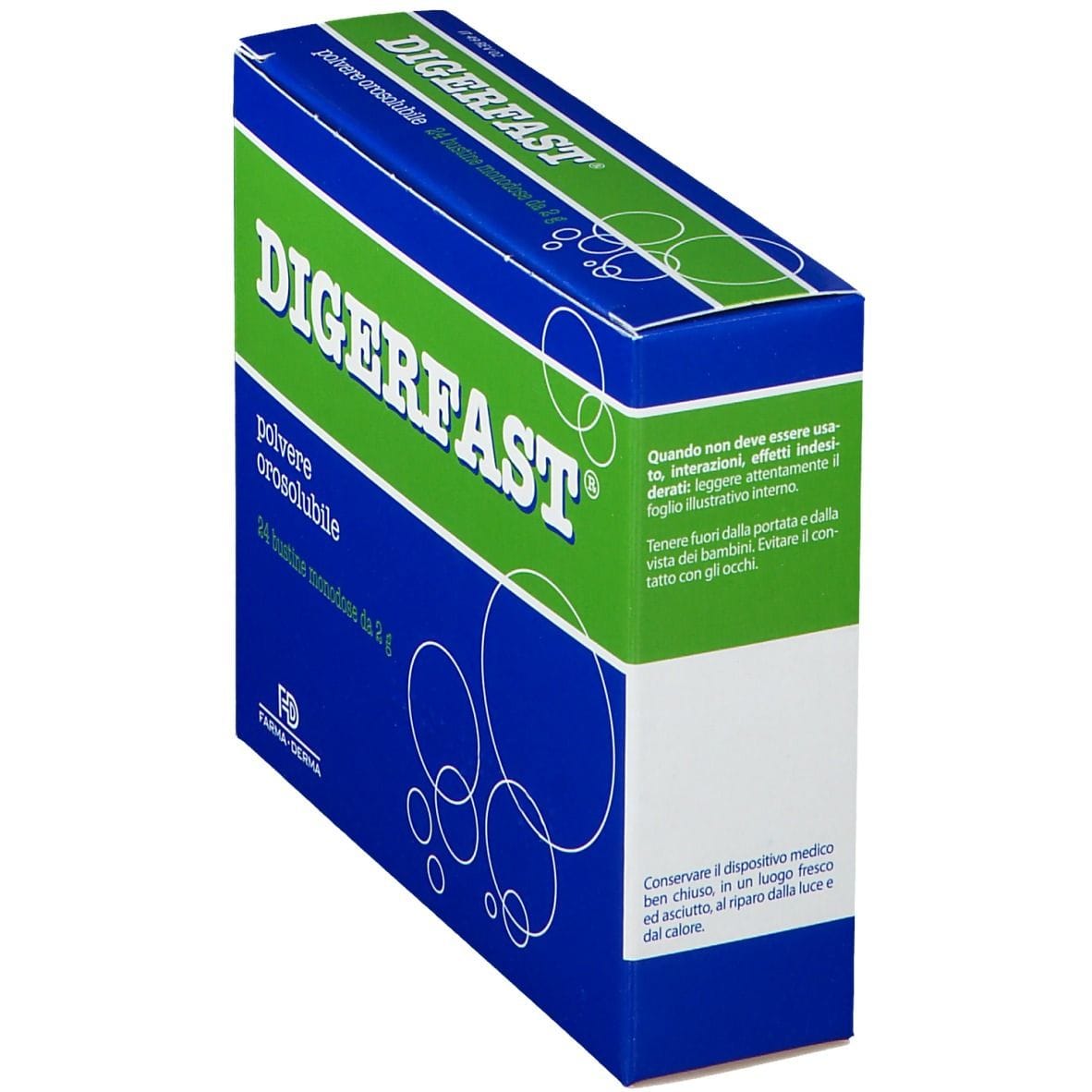 Digerfast: Sollievo da Gonfiore e Gas Intestinali | 1000Farmacie