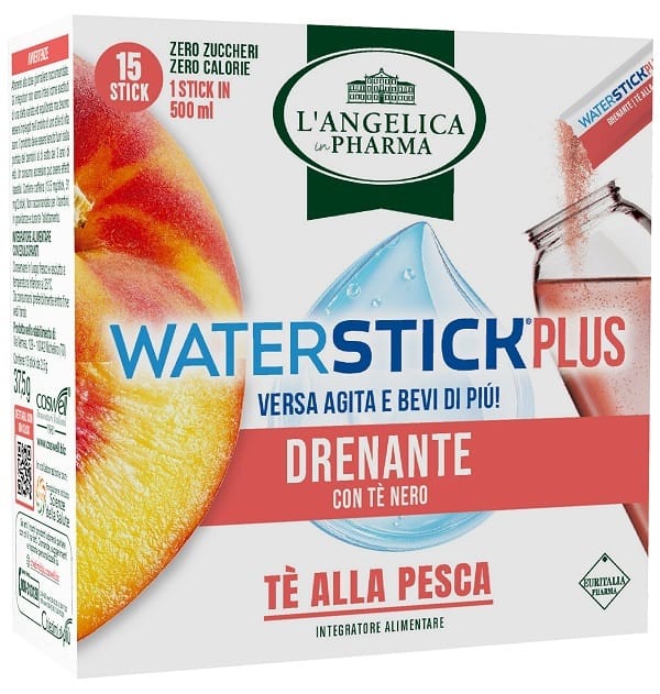 L'ANGELICA WATERSTICK PLUS DRENANTE TE' PESCA 15 STICK DA 2,5 G ...