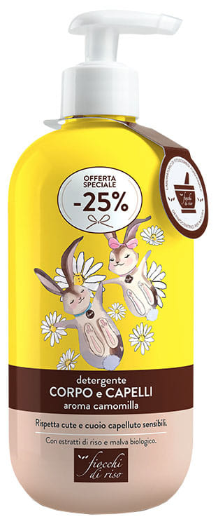 FIOCCHI DI RISO DETERGENTE CAPELLI E CORPO CAMOMILLA 400 ML SPECIAL NEW ...