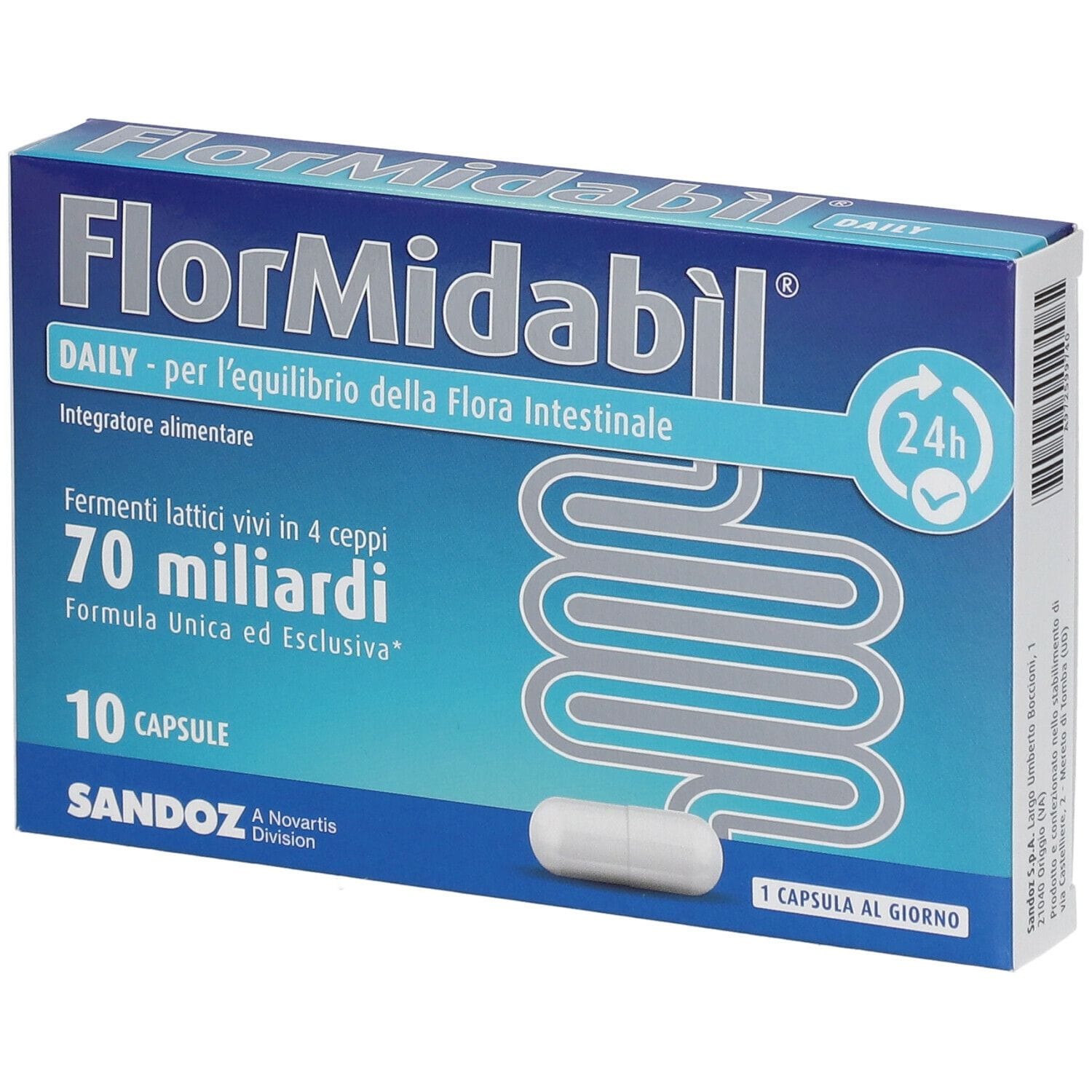 Equilibrio Intestinale? Flormidabil Daily, Probiotici 70 Mld | 1000Farmacie