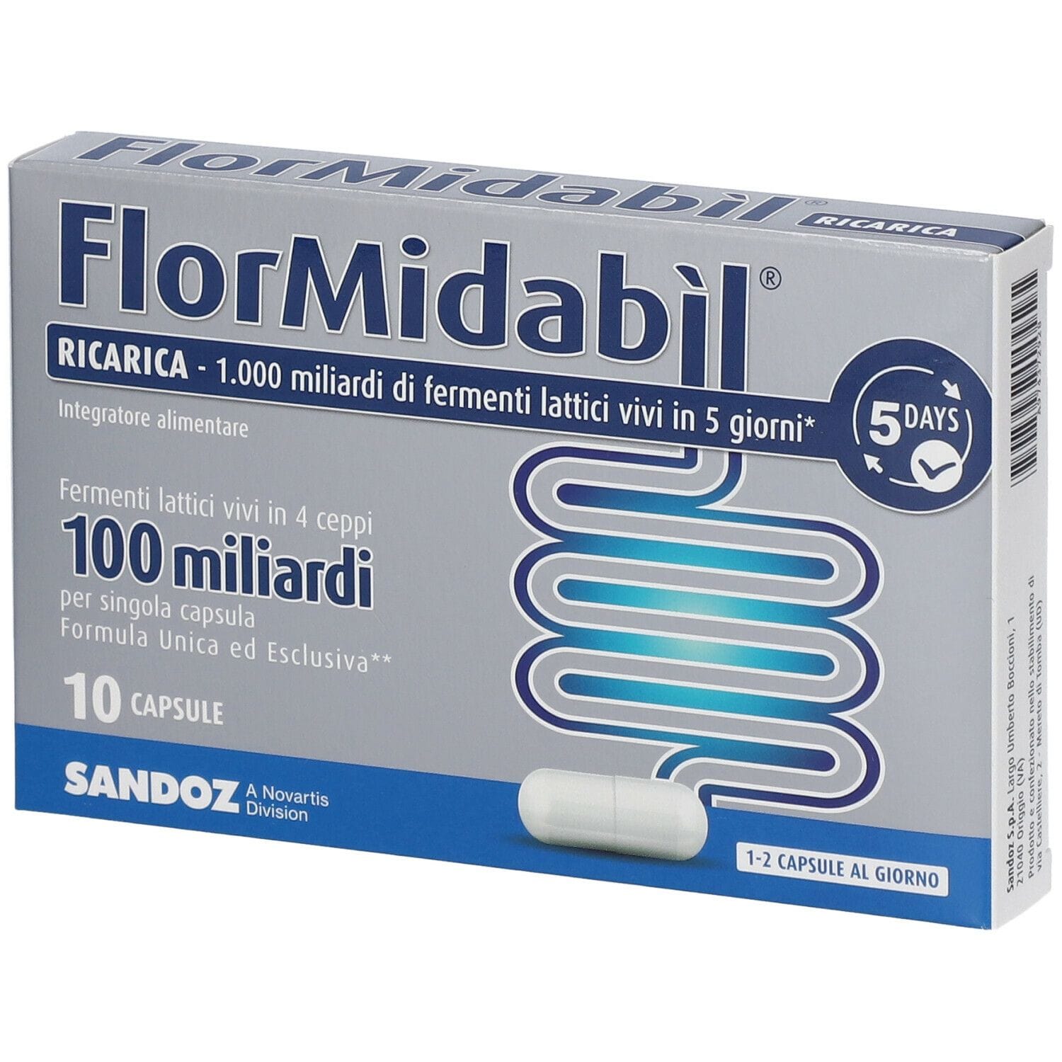 FLORMIDABIL RICARICA 10 CAPSULE | 1000Farmacie