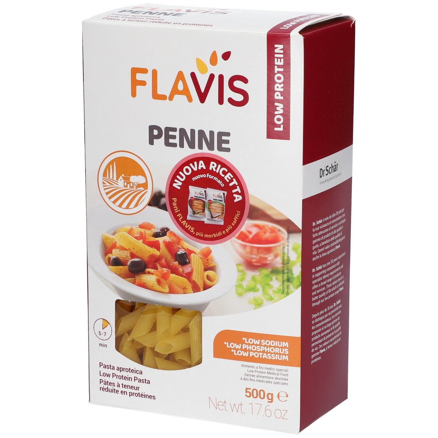 Penne Aproteiche Flavis: Pasta Senza Glutine per Diete Speciali ...