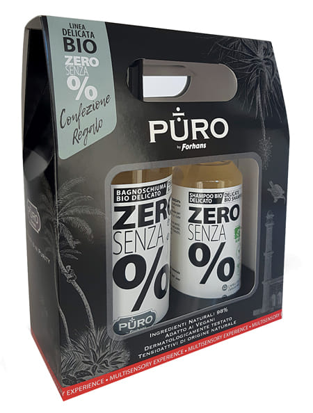 PURO GIFT COLLECTION SHAMPOO BIO 250 ML + BAGNOSCHIUMA BIO 500 ML ...