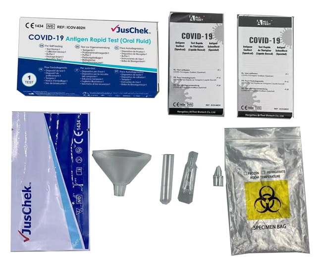 TEST ANTIGENICO RAPIDO COVID-19 JUSCHEK AUTODIAGNOSTICO DETERMINAZIONE ...