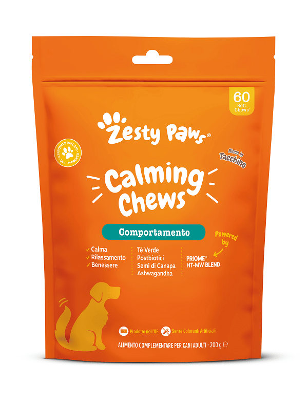 ZESTY PAWS CALMING 60 CHEWS TURKEY | 1000Farmacie